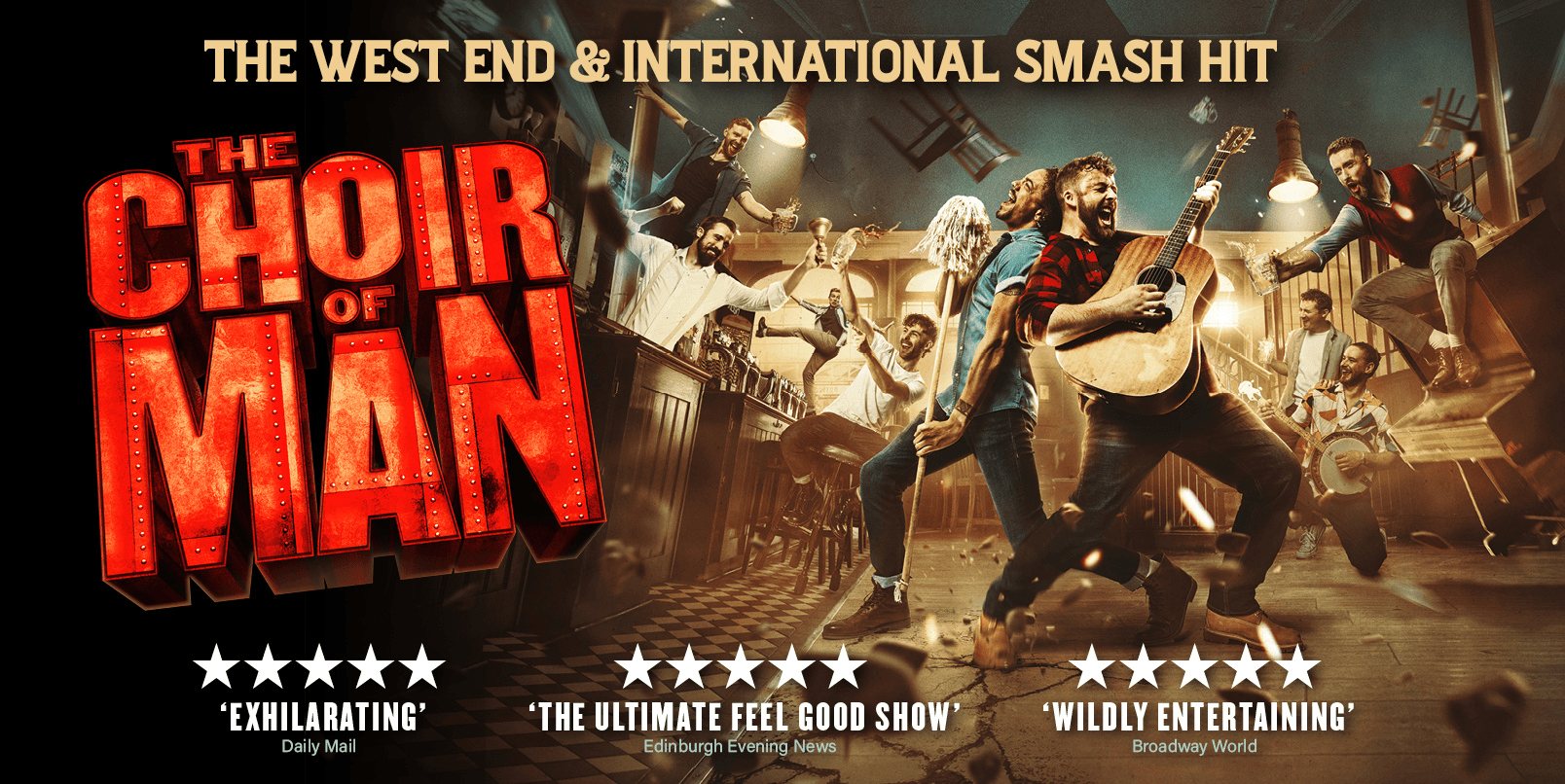 The Choir Of Man | Yvonne Arnaud Theatre